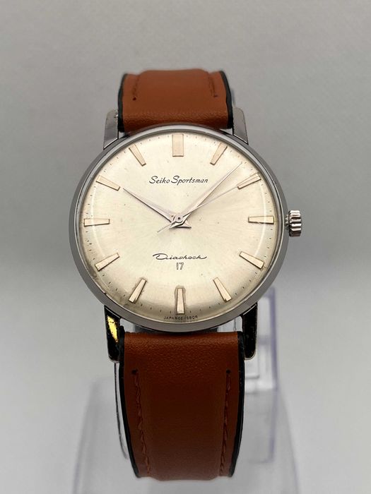 Seiko Sportsman Diashock 17 Jewels vintage lata 60 Wrocław Psie Pole • OLX.pl