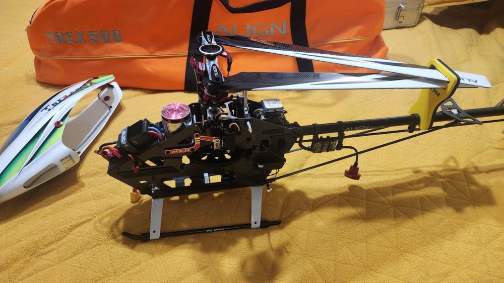 Trex 500, rc heli, Align, sterowany śmigłowiec, dron Warszawa Mokotów ...