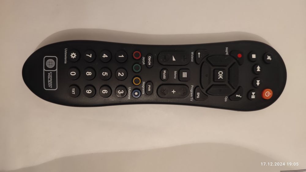 Nowy oryginalny pilot Cyfrowy Polsat HD3000 LITE evobox Polsat BOX ...