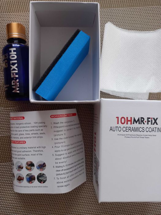 Жидкое стекло оригинал Mr Fix 10H нанокерамика авто керамик рідке скло: 250 грн. - Автокосметика ...