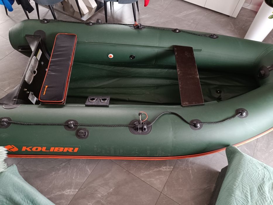 Sprzedam ponton Kolibri KM300D wraz z silnikiem Haibo 70 lbs Zbiczno • OLX.pl