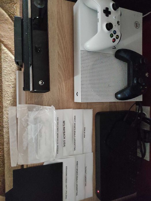 Xbox one s 1TB + kinect, 2x pad. 6gier+ gamepas Wojcieszków • OLX.pl