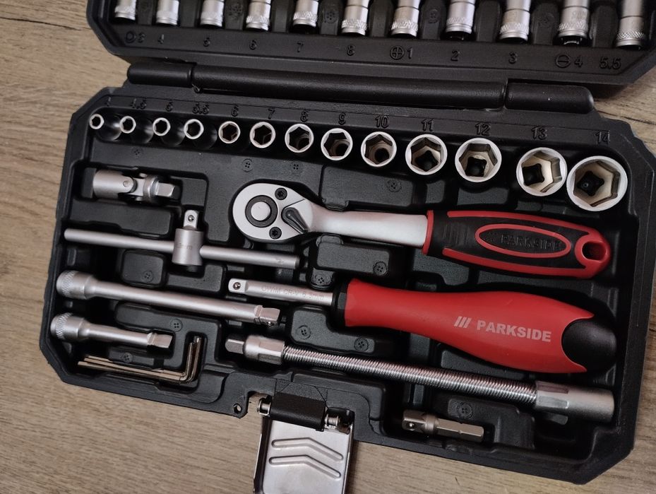 Набор бит и головок с трещоткой Germany Parkside 46 предметов: 950 грн ...
