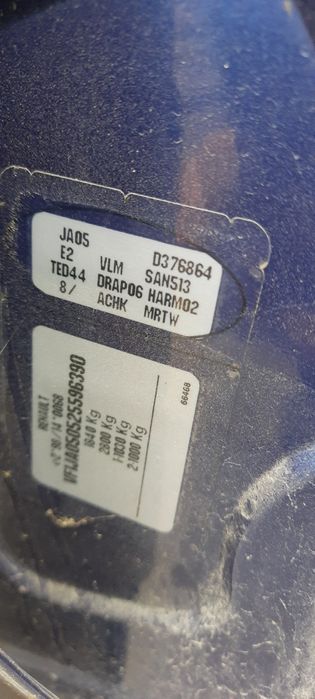 Renault Scenic TED44 maska klapa zderzak drzwi lampy hak blotnik alter ...