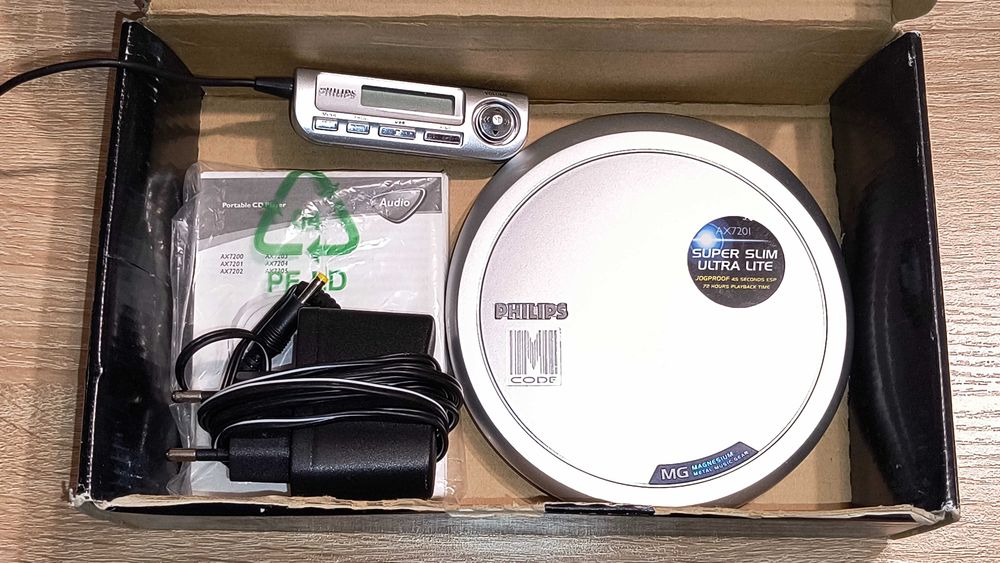 Discman Philips AX7201 audiofilski nie Sony Aiwa Akai Sanyo Kenwood ...