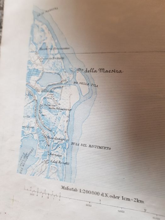 Zabytkowa Stara Przedwojenna Mapa Militarna Front Vintage Generalkarte ...