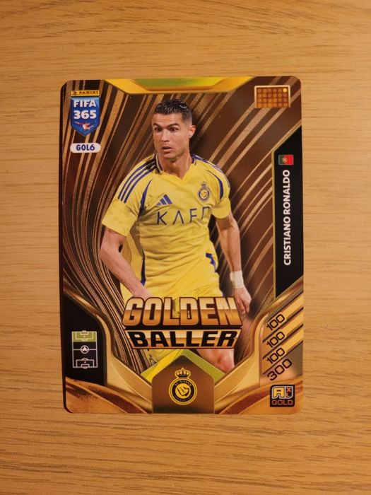 Karta Panini Adrenalyn XL - FIFA 365 edycja 2026 - Golden Baller ...
