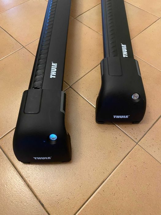 Bagażnik Thule - stopa z belką Wingbar Edge 9593 black + kit 4078 ...
