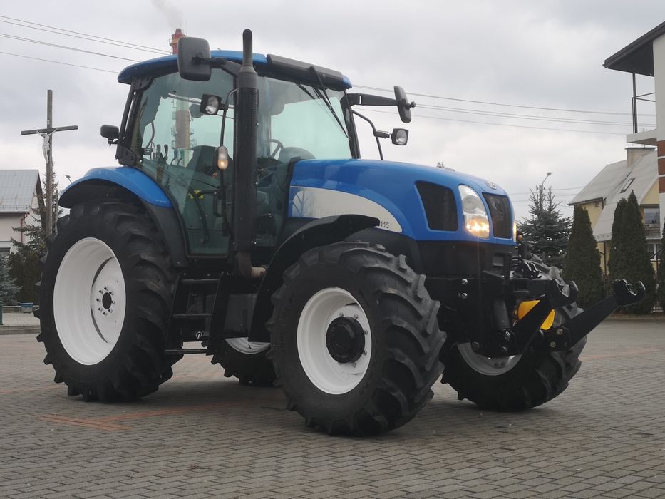 Ciągnik Traktor New Holland TS115 6cyl turbo Klima 3400mth! Augustów ...