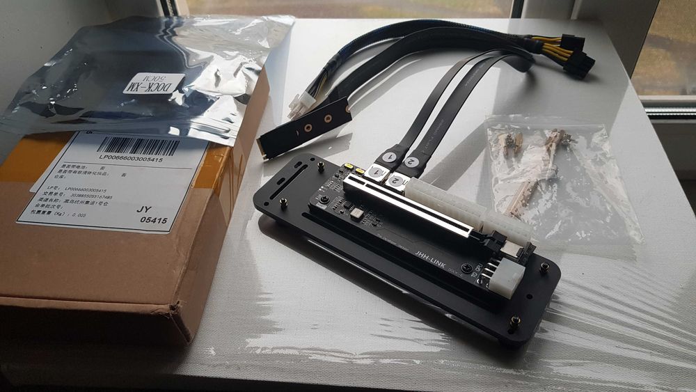 M.2 key M NVMe External Graphics Card Stand Bracket PCIe Adapter: 2 350 ...