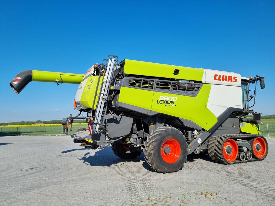 Kombajn zbożowy CLAAS LEXION 8800, CEMOS AUTOMATIC 596mth stan idealny ...