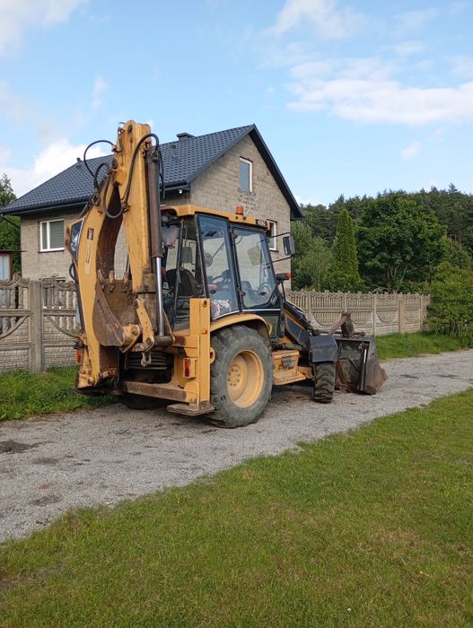 Jcb 3cx cat 428c 2000r umowa koparko ładowarka Ogrodzieniec • OLX.pl