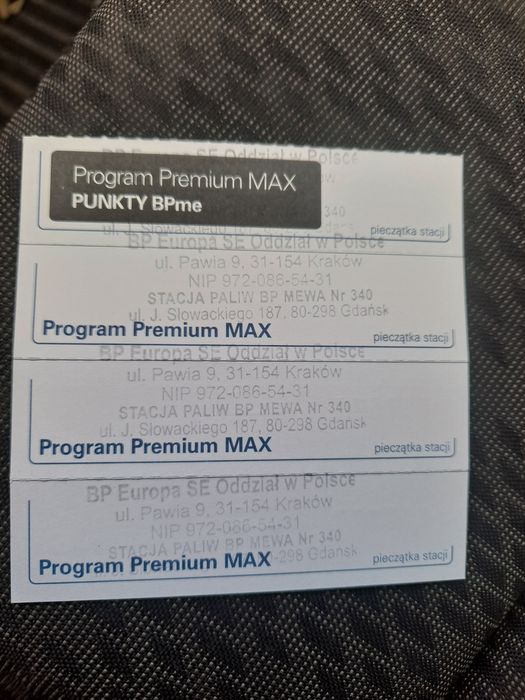 Karnet na myjnie BP Premium Max 4 mycia Gdańsk Osowa • OLX.pl