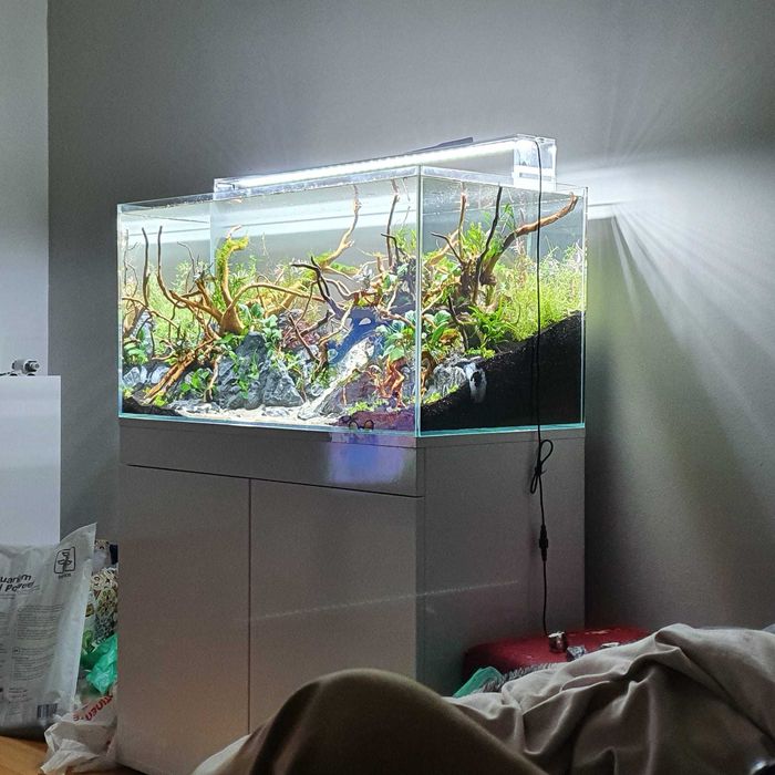 Aquário completo. Móvel TMC Signature + Luz Twinstar São Domingos de ...