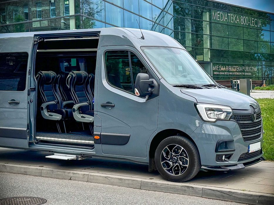 Bus wynajem RENAULT MASTER VIP 9 Osobowy WINIETY w CENIE kat B 9 os TV ...