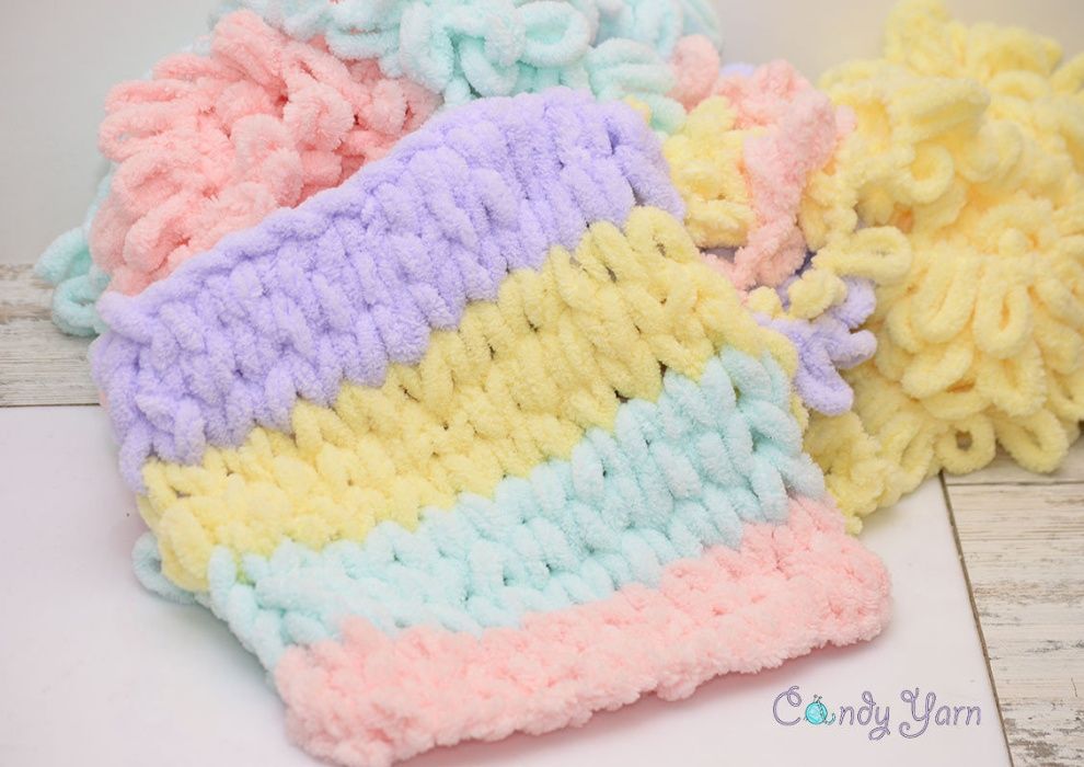 Alize Puffy для вязання руками плюшева пряжа Алізе Пуффі з петельками 68 99 грн Витвори