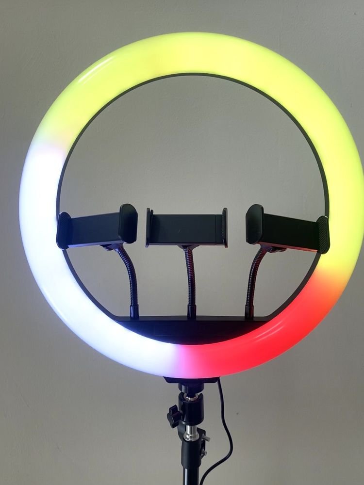 Самая Мощная кольцевая лампа MJ-36 36 см 33 Вт RGB Оригинал: 749 грн ...
