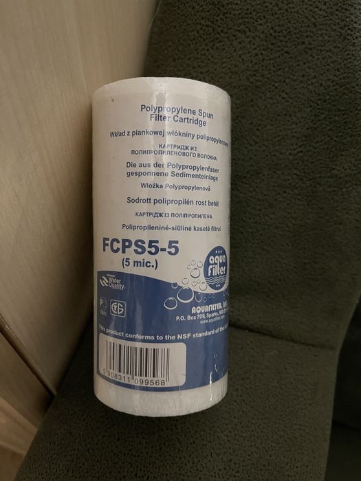 Змінні картриджі для систем очистки води FCPS5-5: 45 грн. - Фільтри для ...