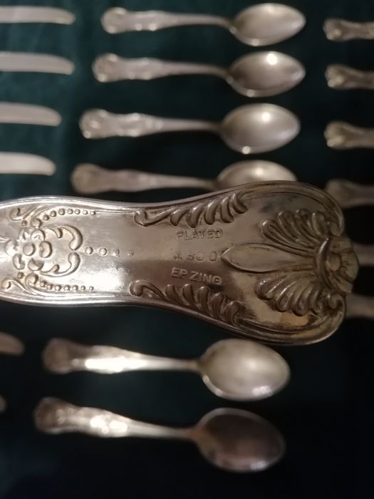 Posrebrzane sztućce Plated A800 EP. Zing Italy Kraków Prądnik Biały ...