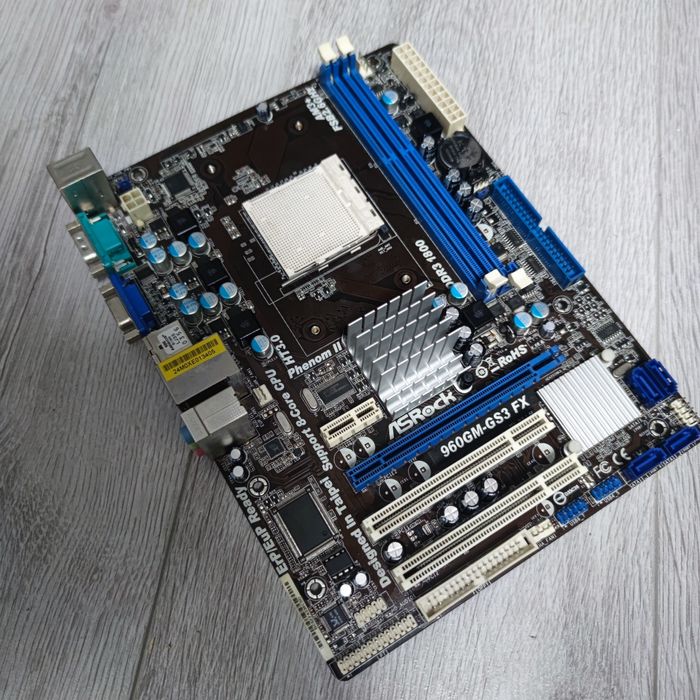 Материнская плата ASRock 960GM-GS3 FX r1.03: 800 грн. - Комплектуючі та ...