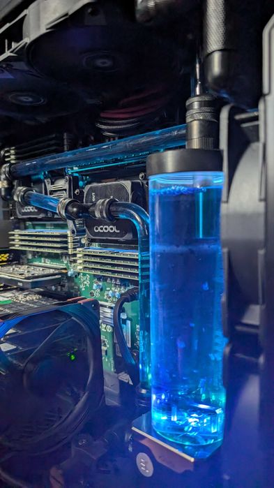 Dual AMD EPYC 7742 Workstation | 1TB RAM | 20TB Storage | Water Cooled ...
