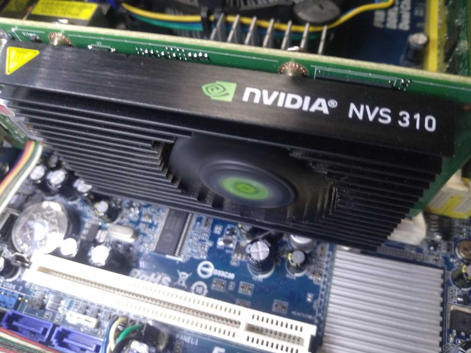Видеокарта nVidia NVS 310 512 MB DDR3 2x DisplayPort с переходником ...