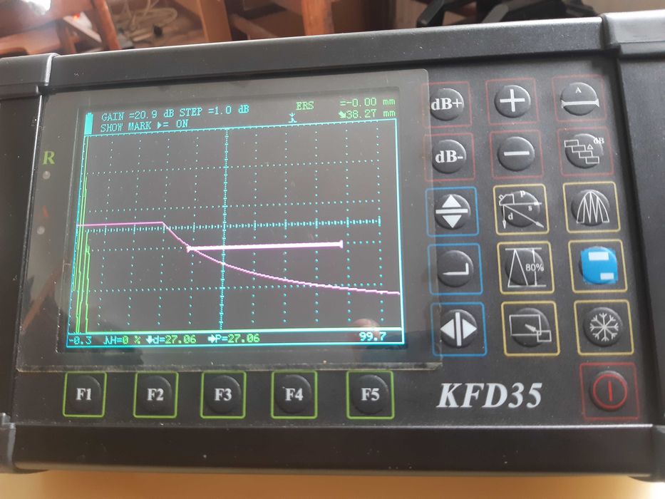 Defektoskop ultradźwiękowy KFD 35 UT ndt nowy DGS DAC Lublin • OLX.pl