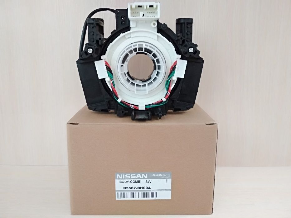 Шлейф руля, модуль Nissan Qashqai (J10), Note B5567-BH00A Ниссан.: 999 ...