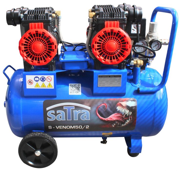 Kompresor bezolejowy 50l 2.2kw 10 bar 230v 4 cylindy Nowy Sącz • OLX.pl