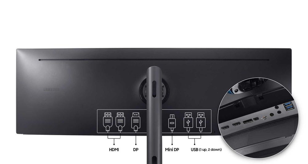 SAMSUNG QLED 49" Super Ultrawide Panoramiczny, Gry, Excel, Grafika ...