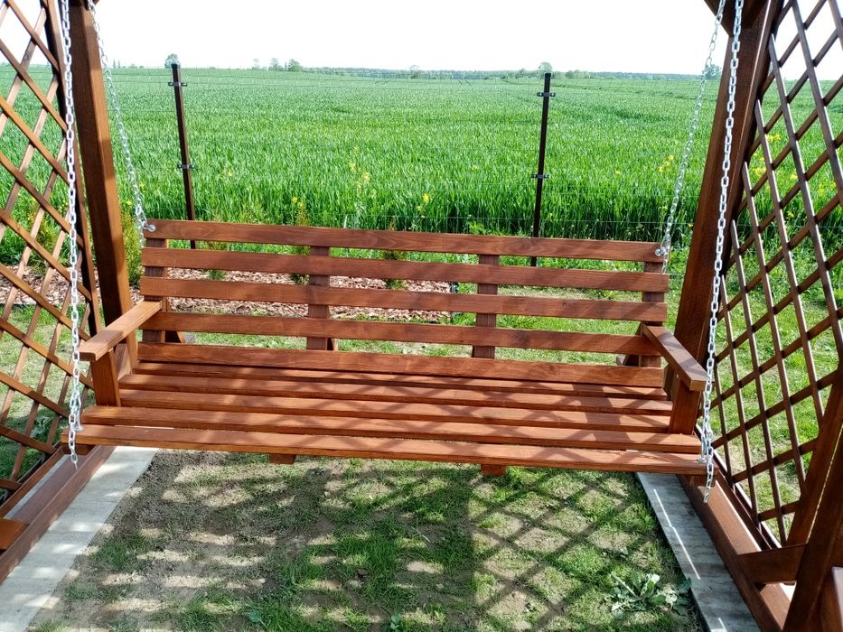Huśtawka Ogrodowa Z Kratką, Pergola 220cm x 110cm x 210cm Witkowo • OLX.pl