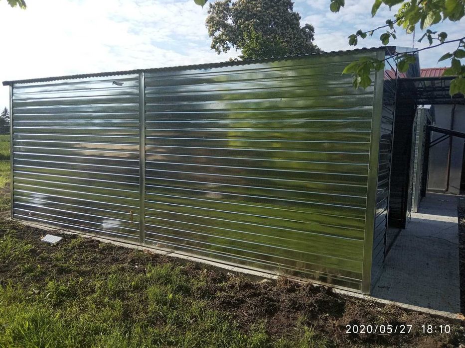 Blaszak 5x5 Ocynk, Garaż blaszany I GAT , profil zamknięty, PRODUCENT ...