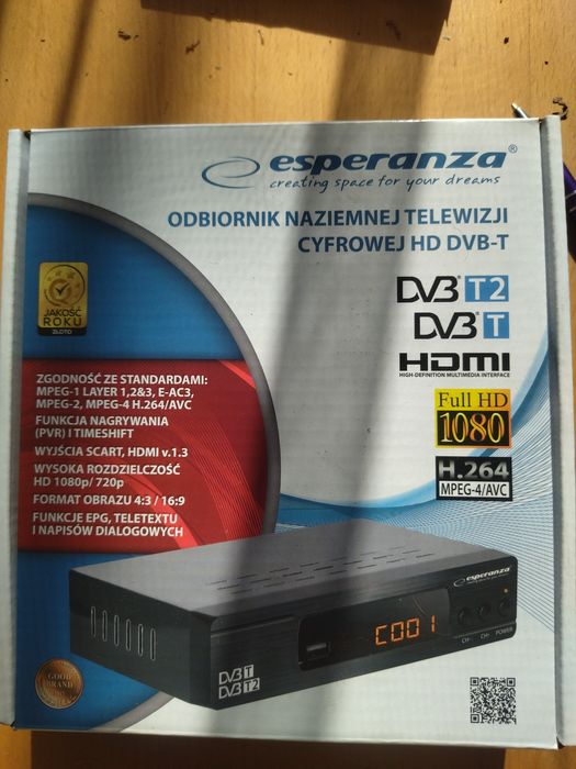 Dekoder DVB-T2 naziemny,super stan Biecz • OLX.pl