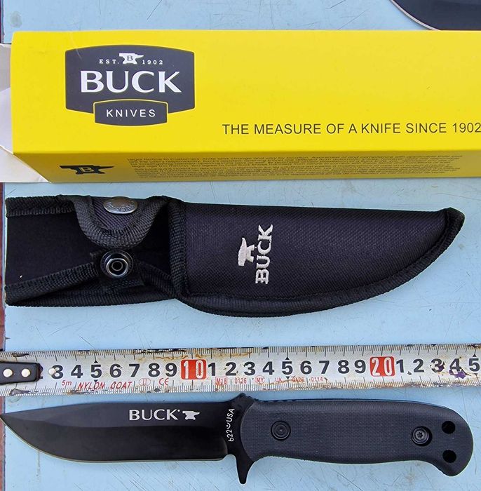 Нож тактический охотничий BUCK 622 USA толстый клинок, удобная рукоять ...