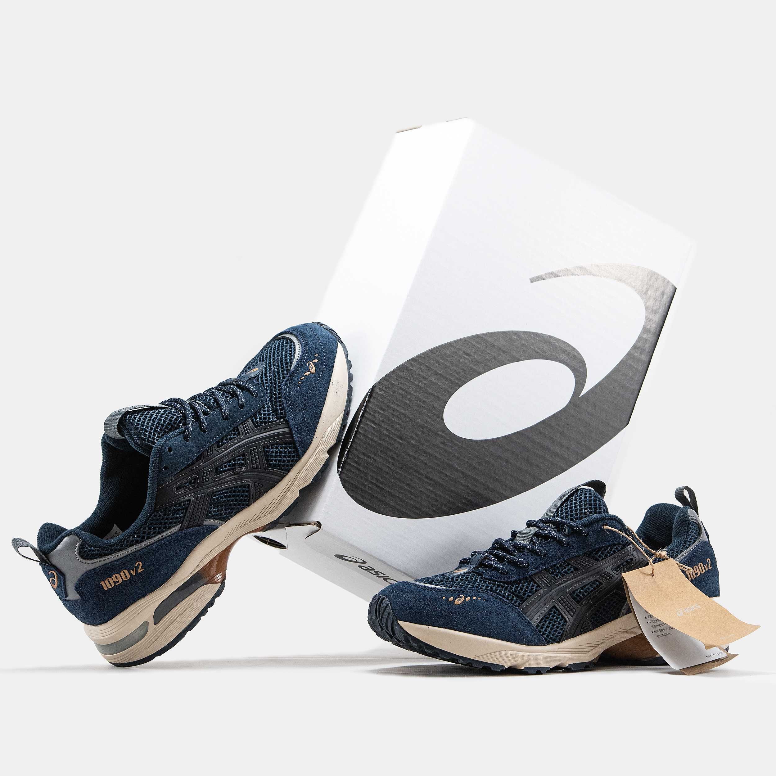 Мужские замшевые кроссовки Asics Gel-1090v2 асикс гель 1090 в2 асікс: 2 ...