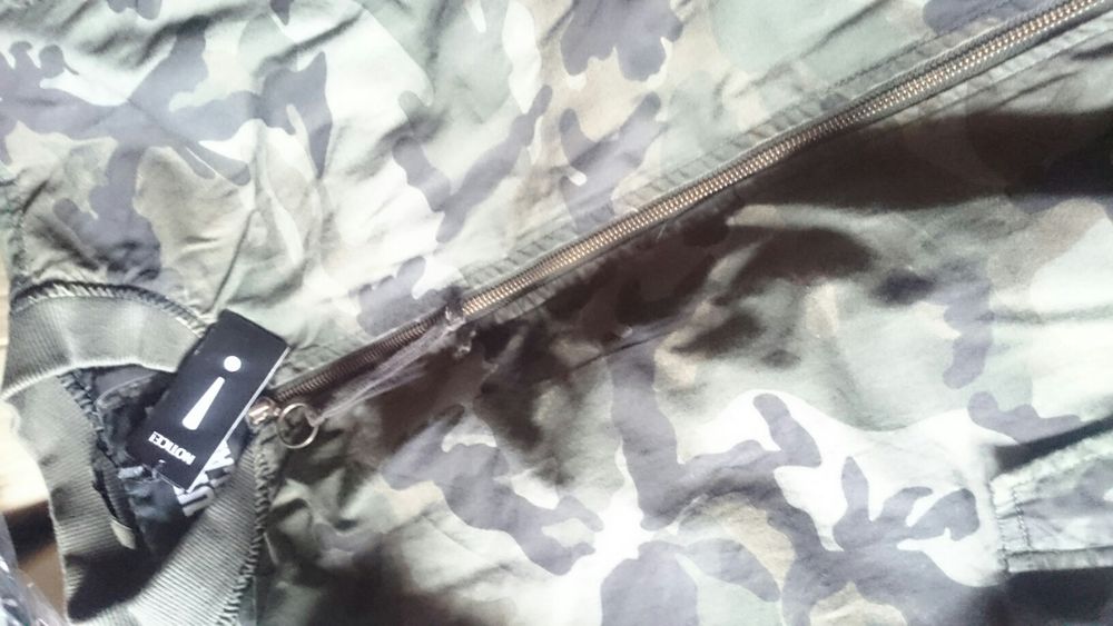Kurtka męska ocieplana flek flyers bomber wojskowa moro nowa XL L Łódź ...