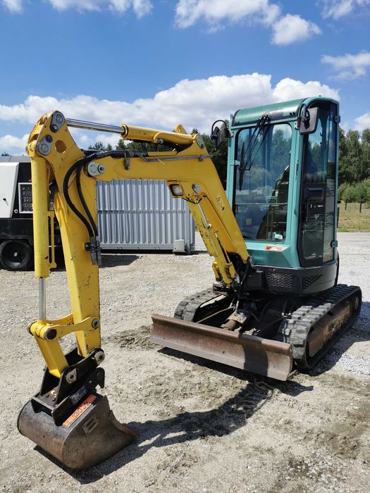 Koparka minikoparka yanmar vio 25 - 4 rok 2014 waga 2775 kg. Milicz ...