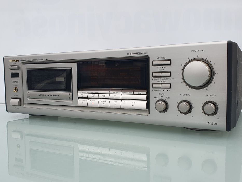 Magnetofon kasetowy Onkyo ta-2850 srebrny Wrocław Psie Pole • OLX.pl