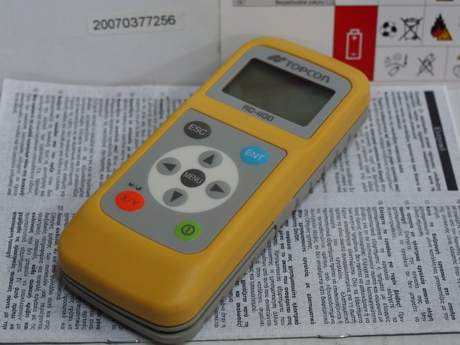 TOPCON RC 400 pilot sterowanie niwelator laser Hilti PRE 38 RL 200 ...