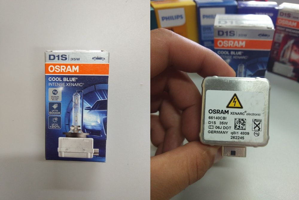 Лампочки ксенон D1S, D2S, D3S, D4S. Ксеноновые лампы. Philips Osram ...