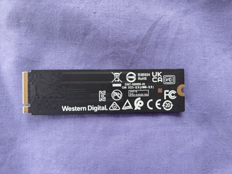 SSD диск Western Digital SN810 512GB M.2 2280 PCIe 4.0 x4 NVMe 3D NAND ...