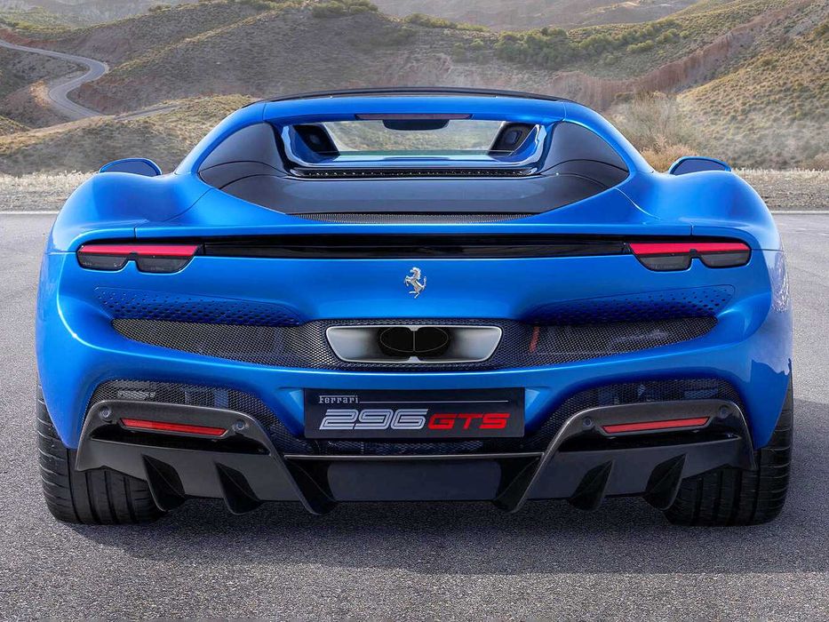 Ferrari 296 GTB - dyfuzor spoiler zderzak tylny tył - CARBON Warszawa ...