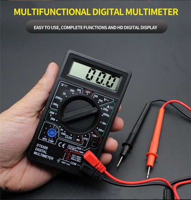 Multímetro Digital DT830b Multi-Medidor Universal Ramalde • OLX Portugal