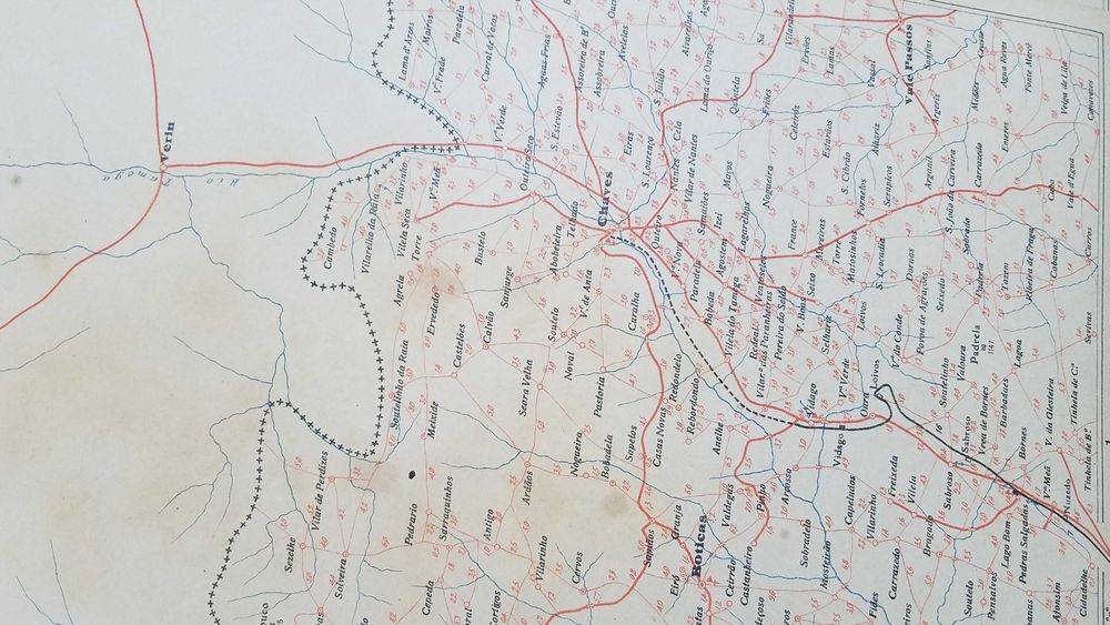 Mapa de Portugal de 1918 Bombarral • OLX.pt