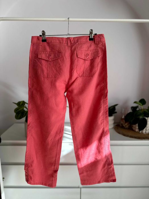Spodnie damskie 7/8 lniane 36 S LA REDOUTE SPG001 Bielsko-Biała • OLX.pl