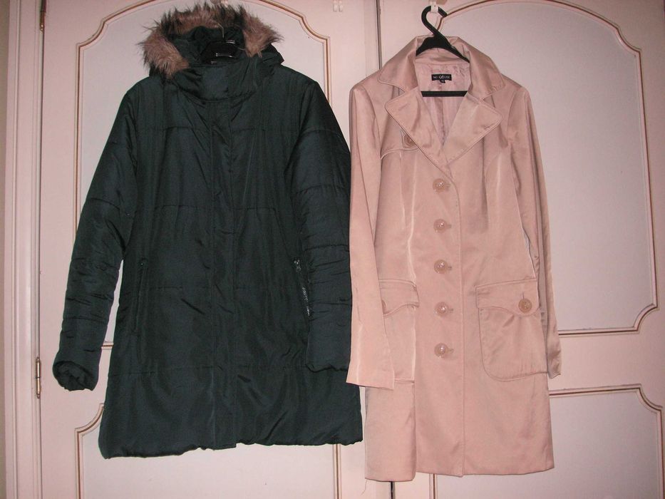 Gabardine No Excuse e Parka Comprida Modalfa T/L Carcavelos E Parede ...