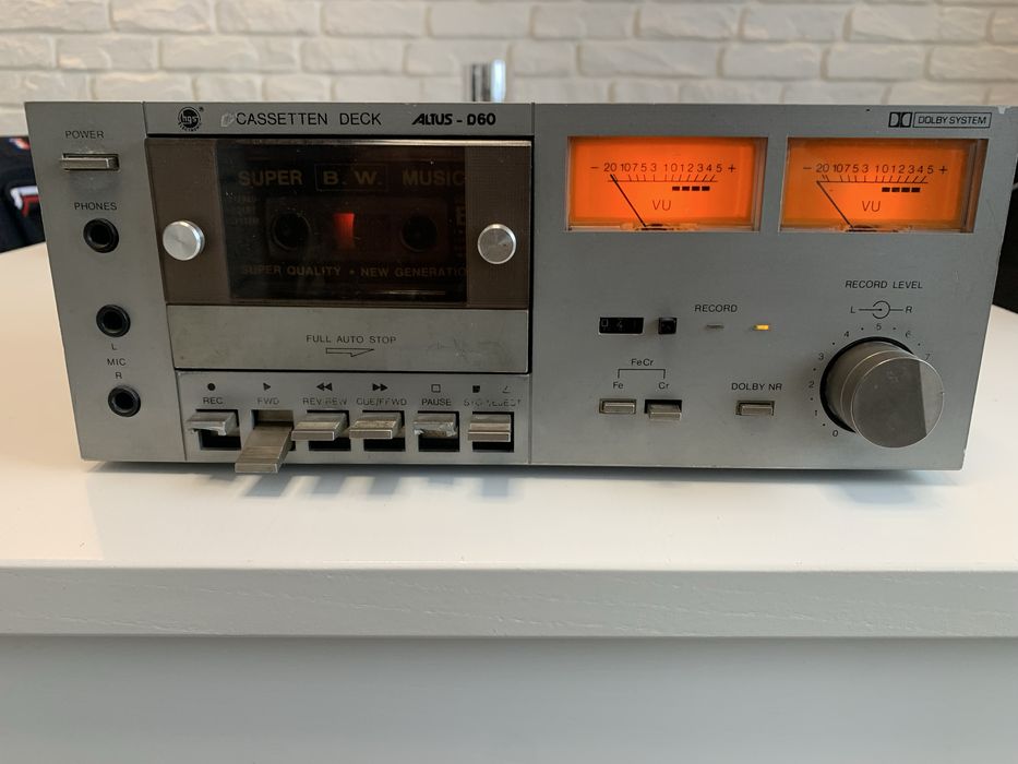 Unitra Altus D60 magnetofon deck . Żółwin • OLX.pl
