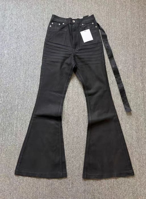 На руках Rick Owens DRKSHDW Bolan Bootcut flared opium archive drip: 2 ...