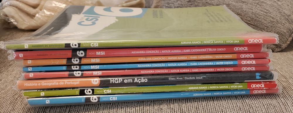 Livros escolares manuais e cadernos de atividades 6° ano Mafamude E ...