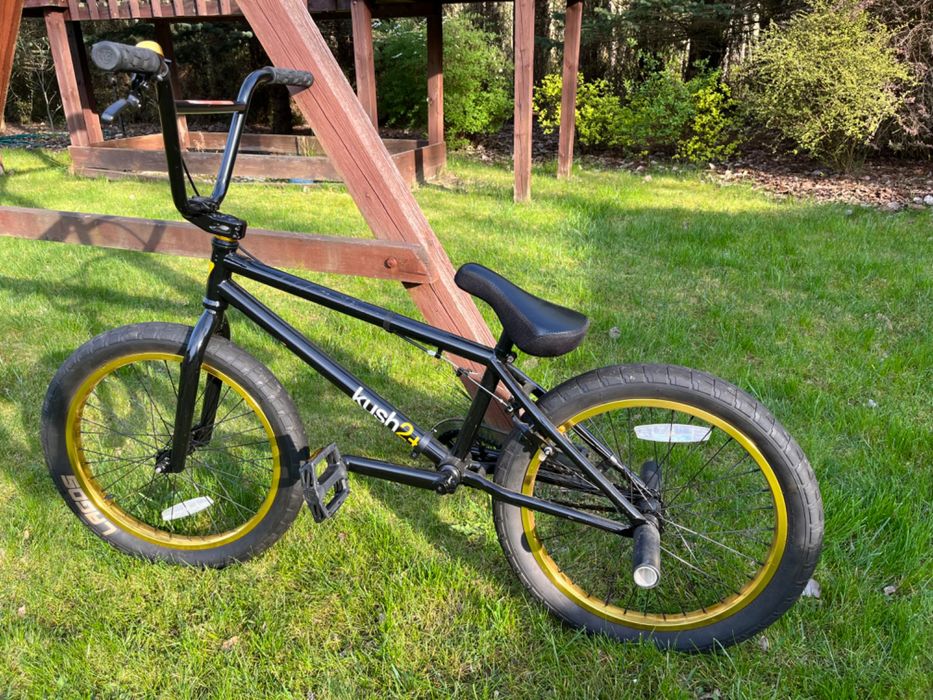 Rower BMX Mafiabikes Kush2+ black gold koło 20 pegi wyczynowy Grodzisk Mazowiecki • OLX.pl